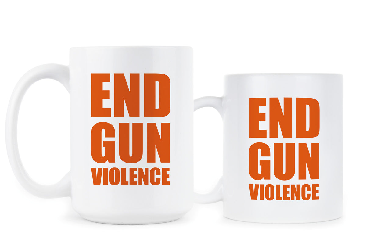 Gun Control Mug Gun Reform Now Policy and Change Coffee Cup Orange ...